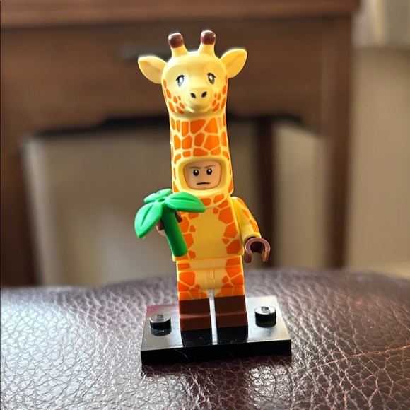 Lego | Toys | Lego Giraffe Costume Mini Figure W Base And Plant | Poshmark